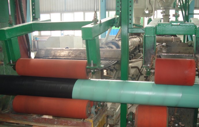 3 Layer PE Steel Pipe Anti-Corrosion Processing Line