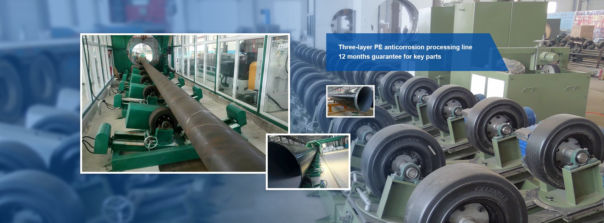 preinsulated pipe jacket extrusion line|3LPE pipe coating equipment ...