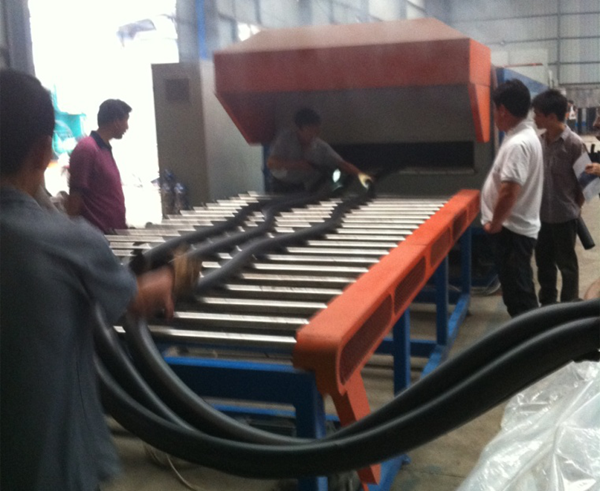 Rubber Foam Insulation pipe Production Line |flexible pipe machine|air ...