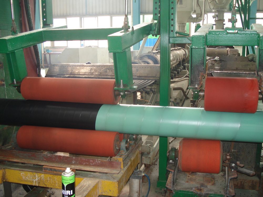 3 Layer PE Steel Pipe Anti-Corrosion Processing Line