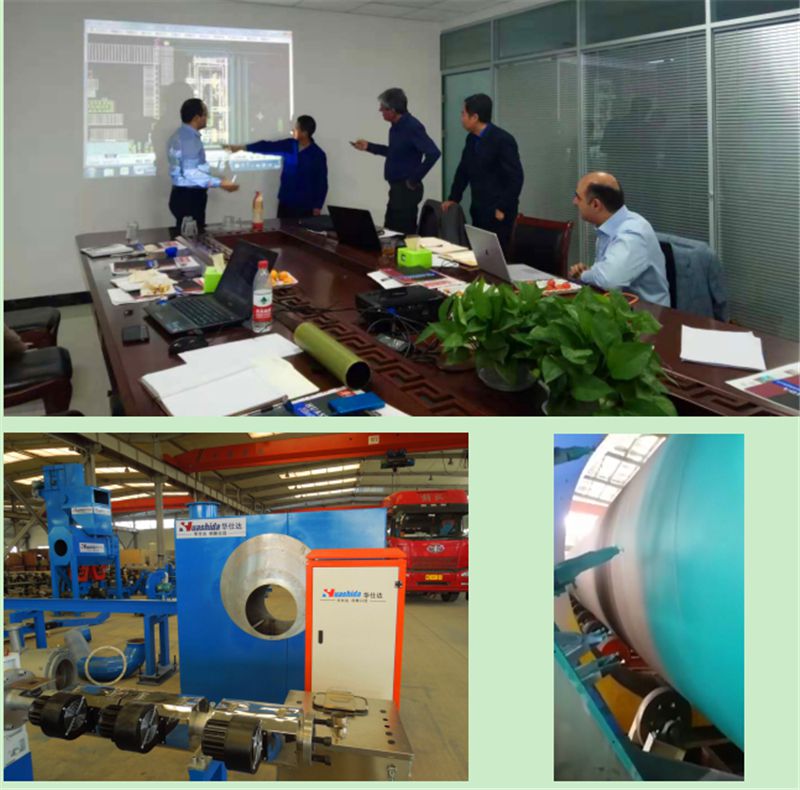 3 Layer PE Steel Pipe Anti-Corrosion Processing Line