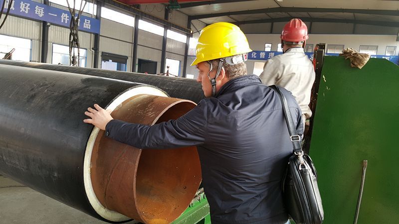 HDPE Jacket Extrusion Line for PU Foaming Pre-insulated Pipe