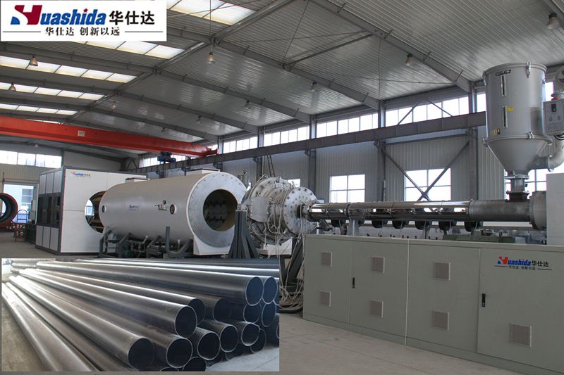 HDPE Jacket Extrusion Line for PU Foaming Pre-insulated Pipe
